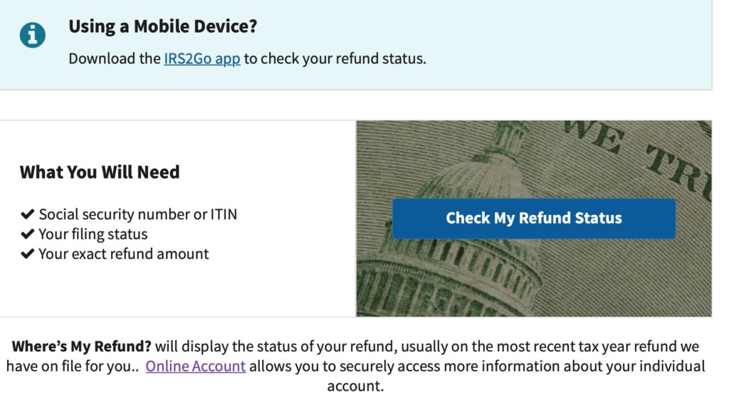 Where is my refund - Elite Tax & Accounting Services